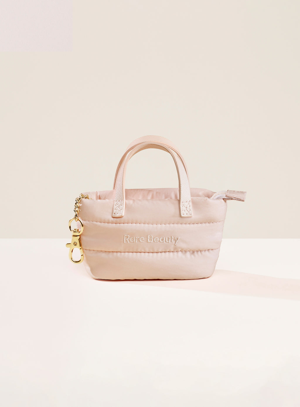 Mini Puffy Tote Keychain | Tiny Makeup Pouch